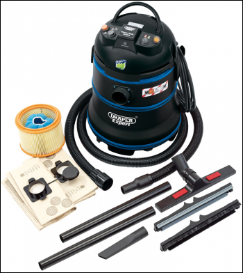 Draper WDV35LMC Draper Expert 230V M-Class Wet and Dry Vacuum Cleaner ...
