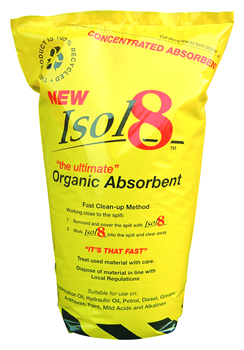 Isol8 Granules - The Ultimate Absorbent for Spills - Organic Loose ...
