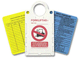 Scafftag Forkliftag - For Pre-Use Forklift Operator Inspections (Pack ...