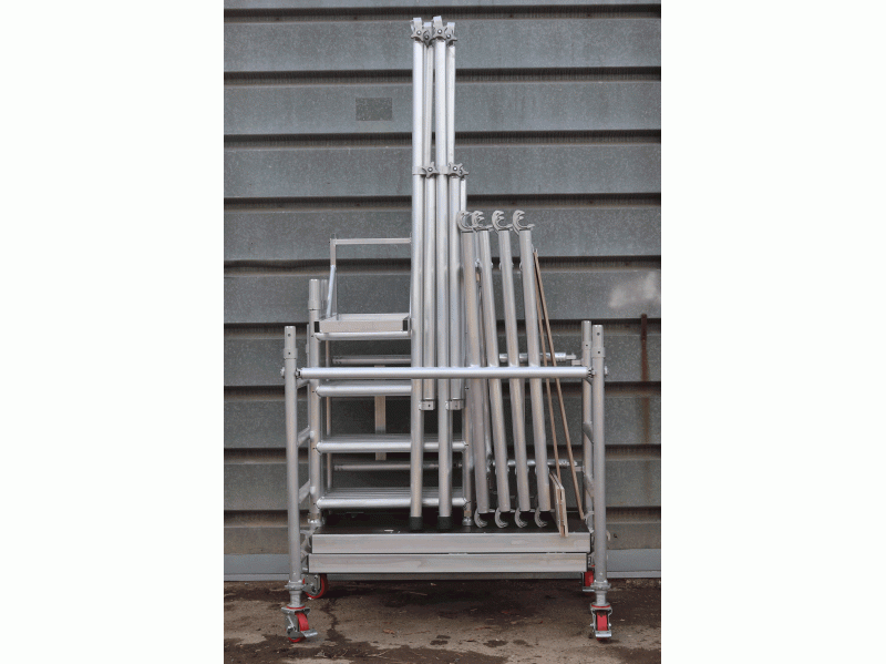 Interlink UniTower Alloy One Man Scaffold Tower - 4m, 5m + 6m Working ...