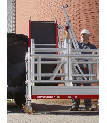 PopUp MiTOWER Plus Two Man Scaffold Tower: Working Heights 4m, 5m, 6m ...